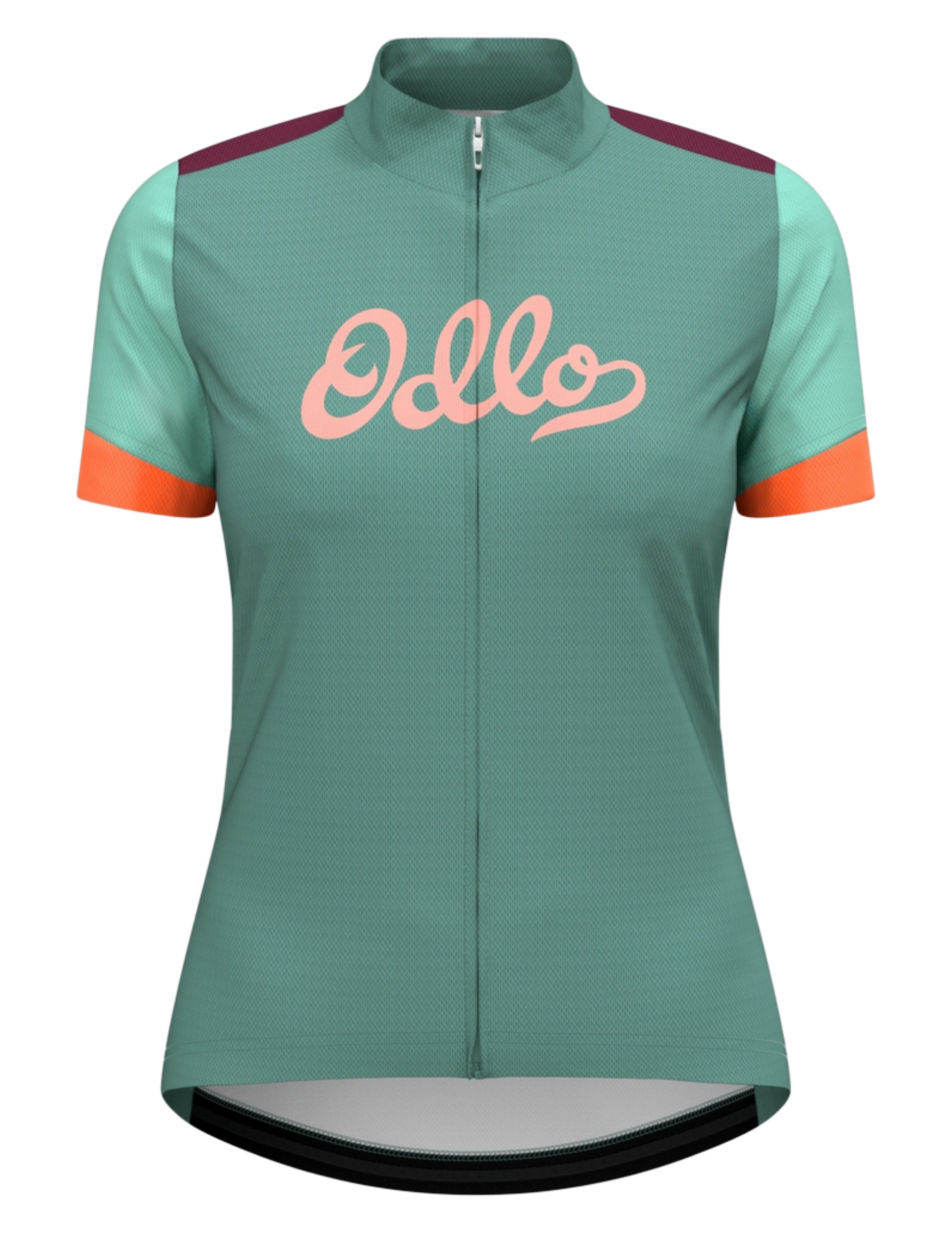 ODLO Odlo Essential Heritage Women's Short Sleeve Cycling Jersey Arctic ...