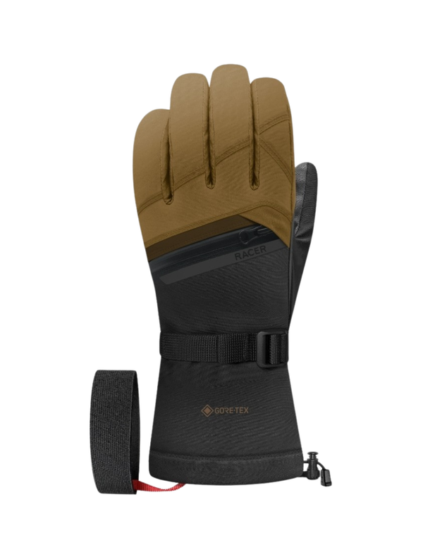 RACER Gants de Ski Racer Graven 7 Homme Black/Brown ,Gants de ski | Muule